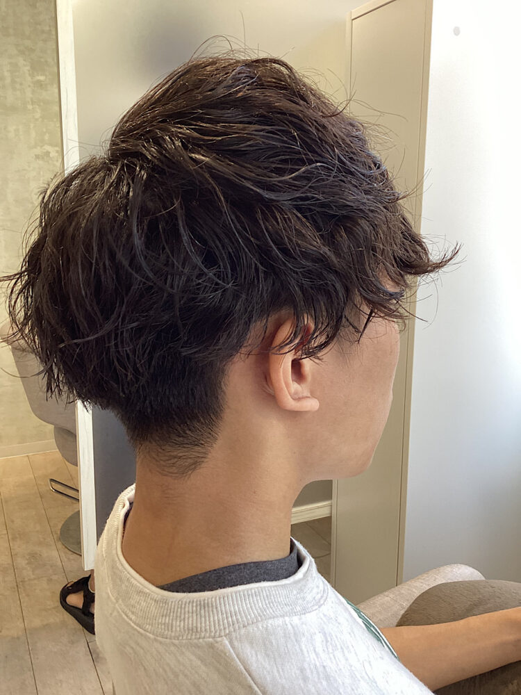 メンズパーマ | 自然派コスメ&髪質改善美容室 福岡市東区箱崎のFlan hair