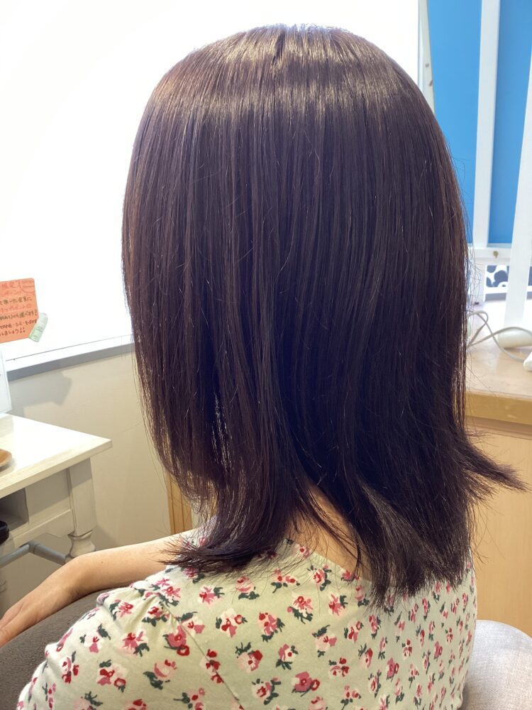 白髪染めのイメージ | 自然派コスメ&髪質改善美容室 福岡市東区箱崎のFlan hair