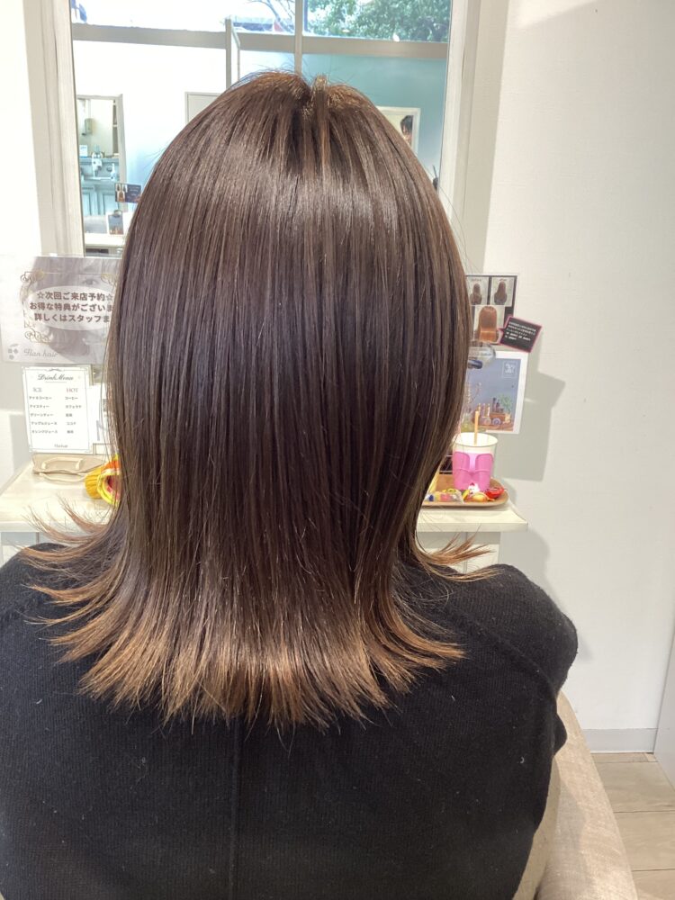 艶感を大切にしたボブ | 自然派コスメ&髪質改善美容室 福岡市東区箱崎のFlan hair