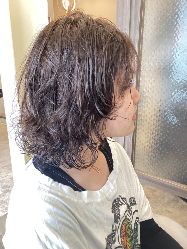 最強パーマデザイン | 自然派コスメ&髪質改善美容室 福岡市東区箱崎のFlan hair