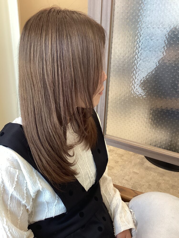 可愛くみせる顔まわりのデザイン | 自然派コスメ&髪質改善美容室 福岡市東区箱崎のFlan hair